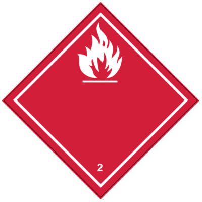 DG LABEL : Class 2.1 (10 PCS.) – DG-Packaging