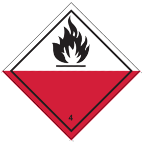 DG LABEL : CLASS 4.2 (10 PCS.) – DG-Packaging