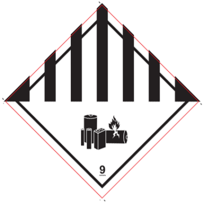 DG LABEL : CLASS 9 LITHIUM (10 PCS.) – DG-Packaging